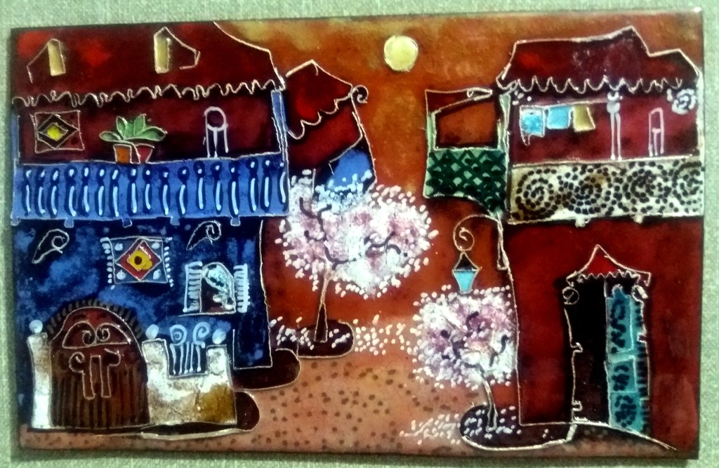 Almond Blossom in Old Tbilisi – Sofio Art